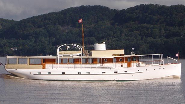 Price drop on classic Trumpy motor yacht Innisfail at Bradford Marine